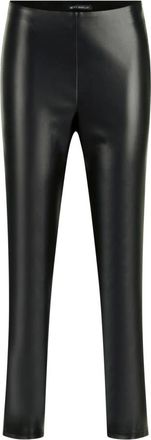 Betty Barclay Slim Fit Kunstleder Leggings - - Trousers - Damen - Schwarzk - 2XL