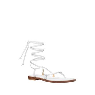 Michael Kors Sandales &agrave; lacets Khloe en cuir travaill&eacute;