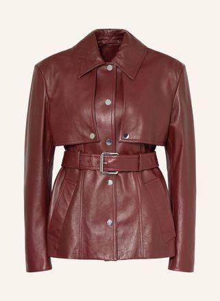 Sportmax Sportmax Lederjacke Tenzone rot