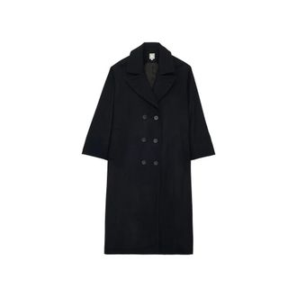 Ines De La Fressange Femme, Manteaux, Bleu, Taille: 36 FR Denise Long Coat