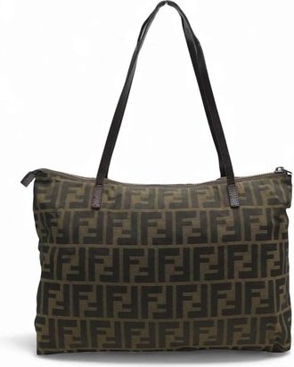 Fendi Crossbody Bags - FENDI 8BH023 MONOGRAMMIERTES ZUCCA BRAUNES TOTE-HA - Gr. unisize - in Braun - f&uuml;r Damen