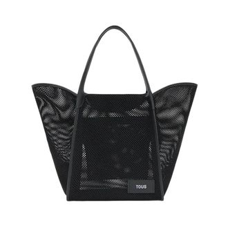 Tous Tulip Mesh Tote - - Bags - Damen - Schwarzk - ONE SIZE