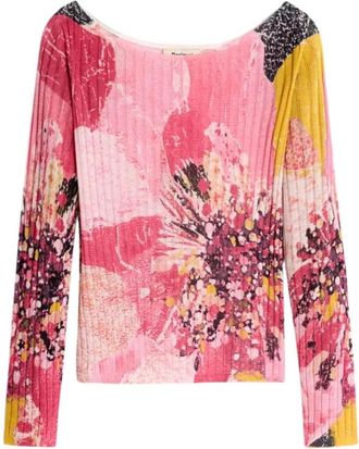 Desigual Jers Roses Sweatshirt - - Tops - Damen - Mehrfarbig - S