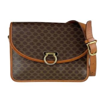 Celine Sac bandouli&egrave;re vintage doccasion - Femme - Pre-owned - Brun - Taille: ONE Size