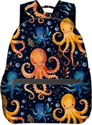 Generic Pus Octo Vibrant Pus Octo Color&eacute; Sacs D&Eacute;cole Antivol Sacs A Dos L&eacute;ger Sac &Agrave; Dos Pour Camping Sport Homme 29X40Cm