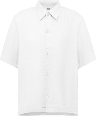 Drykorn Kurzarmhemd Meryn aus einem Leinenmix, Regular Fit in