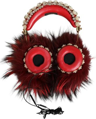 Dolce & Gabbana unisex, Accessoires, Rouge, Taille: ONE Size Headphone Headset