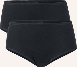 Hessnatur Hessnatur Panty Regular Cut 2er-Set schwarz