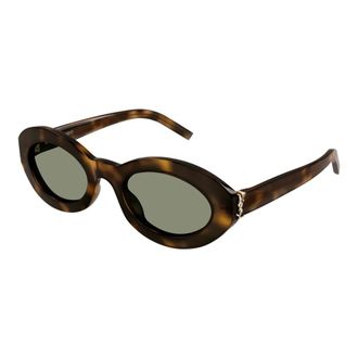 Saint Laurent Havana Gr&uuml;ne Sonnenbrille SL M136/F - - Accessories - Damen - Braun - 53 MM