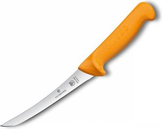 Victorinox by Swiss Army coltello disossatore da cucina Swibo, lama flessibile normale da 13 cm, giallo