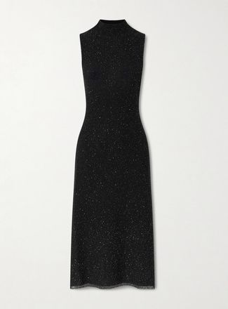 Altuzarra Marian Neckholder-midikleid Aus Strick - Schwarz