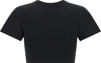 The Attico Womens Black Cotton T-Shirt