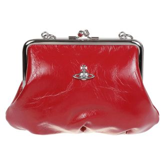 Vivienne Westwood Pochette Granny Frame - Femme - Sacs - Rouge - Taille: ONE Size