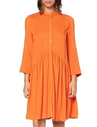 Sparkz Damen Vibe Dress Lässiges Kleid, Burnt orange, Small