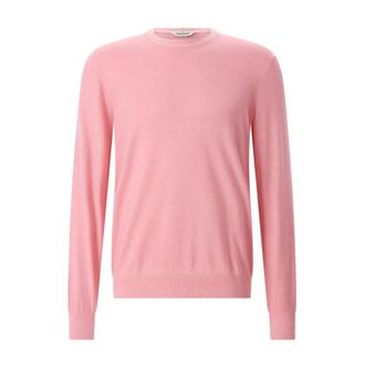 Gran Sasso Rundhals-Strickware - - Knitwear - Herren - Rosa - 2XL