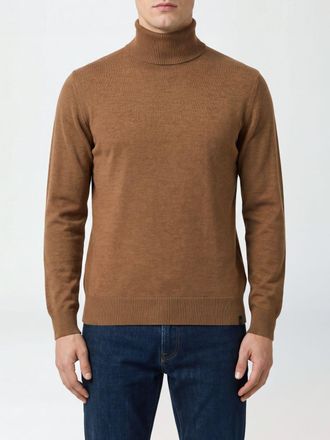 Fay Rollkragenpullover aus reiner Schurwolle mit geripptem Kragen