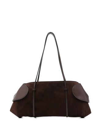 Neous sac port&eacute; &eacute;paule en daim - Marron