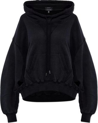 R13 Femme, Sweatshirts et sweats &agrave; capuche, Noir, Taille: 38 FR Hoodie