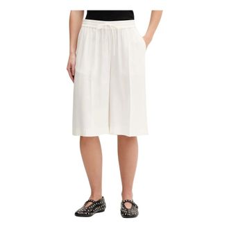 Karl Lagerfeld Shorts mit Kordelzugbund - - Shorts - Damen - Beige - S