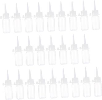 Artibetter 25 Stück Teiliges Nachfüllbare Ölflaschen mit Spitzdüse Weiche Silikon quetschflaschen für Präzises Dosieren Leichtgewichtige und Einfache Reinigung f