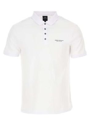 A|X Armani Exchange Homme 4 Buttons Polo Not Applicable, Blanc (White 1100), X-Small