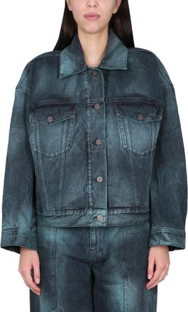 Stella McCartney Tie-Dye Cotton-Blend Jacket - Blue