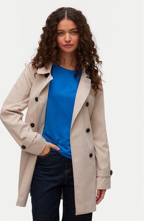 Vero Moda Tenchcoat Chelsea 10329343 Grau Regular Fit