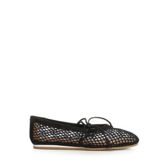 Forte_Forte Cotton Mesh Ballerina - - Shoes - Damen - Schwarzk - 40 EU