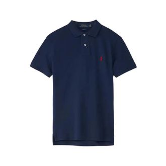 Ralph Lauren Homme, Tops, Bleu, Taille: XL Polo en Piqu&eacute;