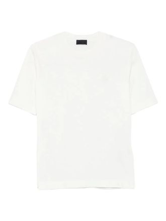 Moncler t-shirt à patch logo - Blanc