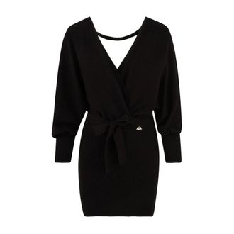Akep Radha Kurzes Strickkleid - - Dresses - Damen - Schwarzk - M