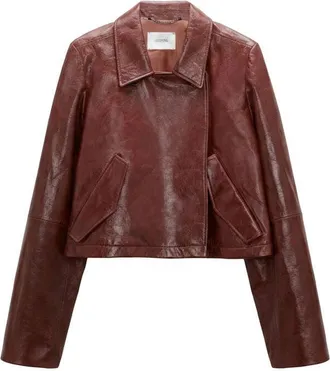 Dorothee Schumacher Damen Lederjacke BROKEN SHINE