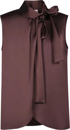 Blanca Vita Femme, Tops, Brun, Taille: 36 FR Top sans manches. Ajustable