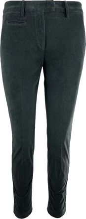 Dondup Slim Fit Samthose Dunkelgrau - - Trousers - Herren - Gr&uuml;n - W31
