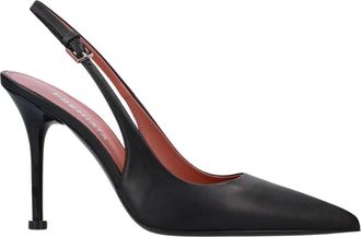 Premiata Femme, Chaussures, Noir, Taille: 39 EU Escarpins Slingback en Cuir