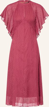 HUGO BOSS Kleid Dacope Mit Volants rot