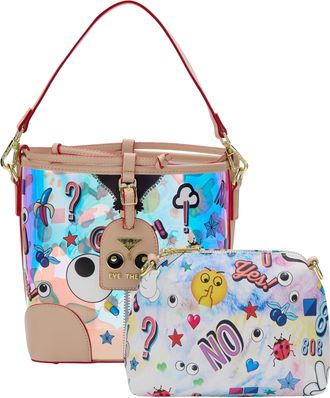 Mymo 2-IN-1-Tragetaschen-Set 2-IN-1-Tragetaschen-Set Frauen Wei&szlig; Khaki