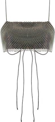 Rotate Top court Crystal Mesh