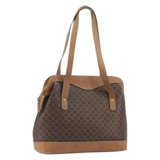 Celine Sac bandouli&egrave;re vintage en plastique Pre-owned - Femme - Pre-owned - Brun - Taille: ONE Size