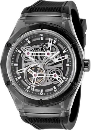 Invicta Speedway 51114 Herrenuhr - Quarzwerk - Kunststoff mit schwarzem Zifferblatt - 45 mm