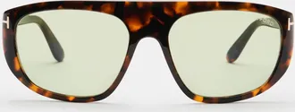 Tom Ford Herren - Sonnenbrille Edward dunkelbraun gemustert/oliv