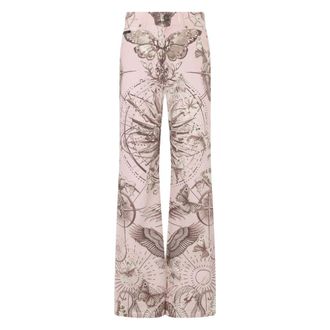 Philipp Plein Straight Cut Jeans Butterfly Tattoo - - Trousers - Damen - Rosa - W24