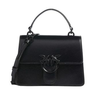 Pinko Pinko, Femme, Sacs, Noir, Taille: ONE Size Mini Love Bag One Top Handle Light