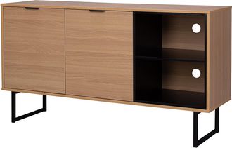Loftscape home24 Sideboard Borsh 140 x 76 x 40cm Braun