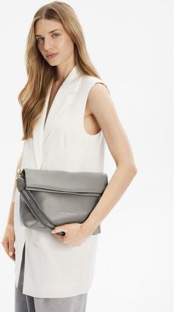 Tommy Hilfiger Handtasche Th Logotape Med Crossover AW0AW17692 Grau