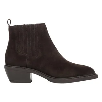 Estro & Luminara Femme, Chaussures, Brun, Taille: 39 EU Bottines Cowboy Basses