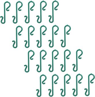 BESPORTBLE 100st&uuml;cke T&uuml;rhaken aus Kunststoff f&uuml;r Weihnachtsdeko zum Aufh&auml;ngen von Girlanden Str&uuml;mpfen und Anderen Dekorationen an Kaminen und W&auml;nden f&uuml;r Weihnach