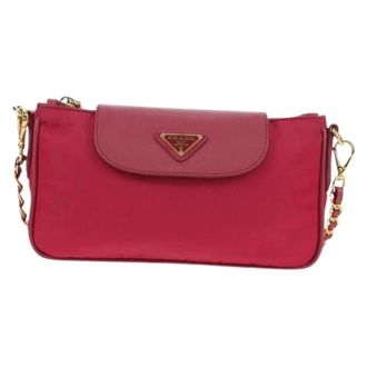 Prada Sac bandouli&egrave;re &agrave; cha&icirc;ne Pre-owned - Femme - Pre-owned - Rose - Taille: ONE Size