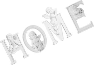 BESPORTBLE Home Harz Alphabet Dekoration Satz Kreatives Wohnaccessoire aus Langlebigem Kunstharz Filigranes Tisch Ornament f&uuml;r Zuhause B&uuml;ro und Restaurant