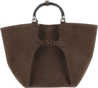 Ralph Lauren Nubuck Pebbled Large Tote - - Bags - Damen - Braun - ONE SIZE